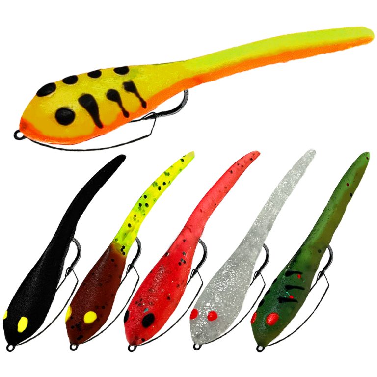 3" Medium Tadpole Weedless (2 Pack) - Delong Lures