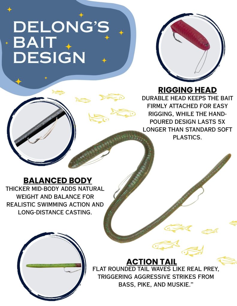 16" Weedless Snake - Delong Lures